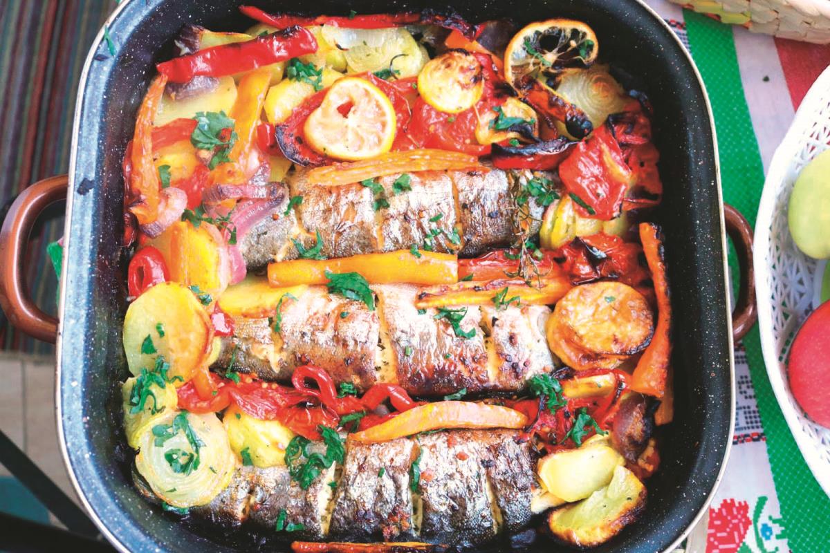 Recept za najukusniju pastrmku sa povrćem | Stil