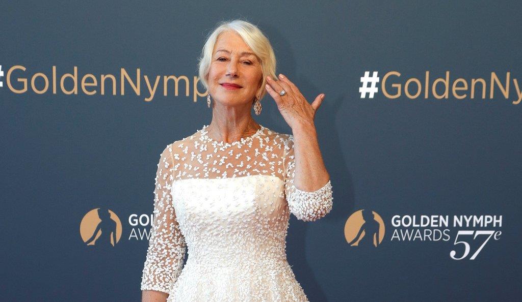 Bela lepršava haljina dostojna kraljice: Helen Miren (71) zapalila ...